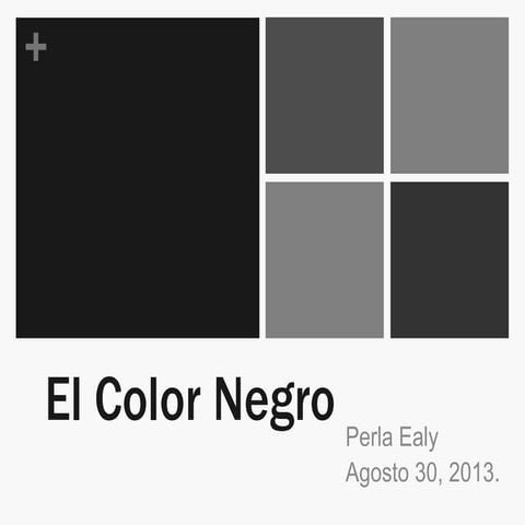 Presentacion color negro | PPTX