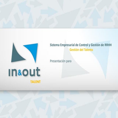 In&out Presentación Comercial | PDF