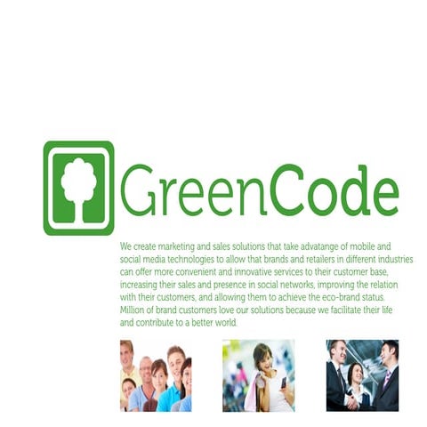 GreenCode Corporative Presentation | www.greencode.com.co