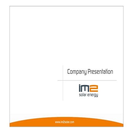 IM2 Company Presentation | PDF