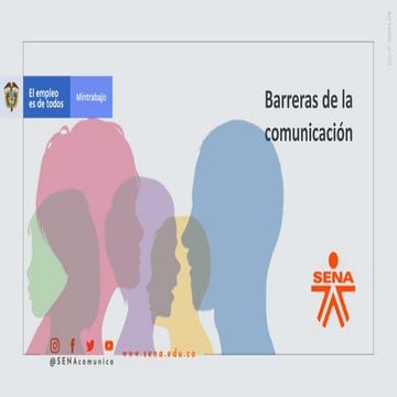 PRESENTACION DE COMUNICACION PARA LA MATERIA DE COMUNICACION SENA LA ...