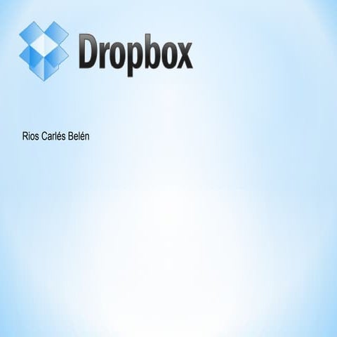 Manual de uso de dropbox | PDF