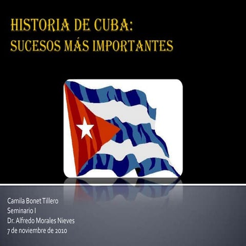 spanish presentation on Cuba | PPT