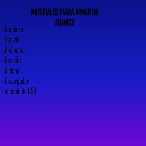 Presentacion del abanico | PPTX