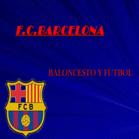 Presentacion del barcelona | PPT