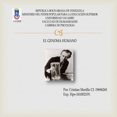 El Genoma Humano, Características, Definición, ETC | PPTX