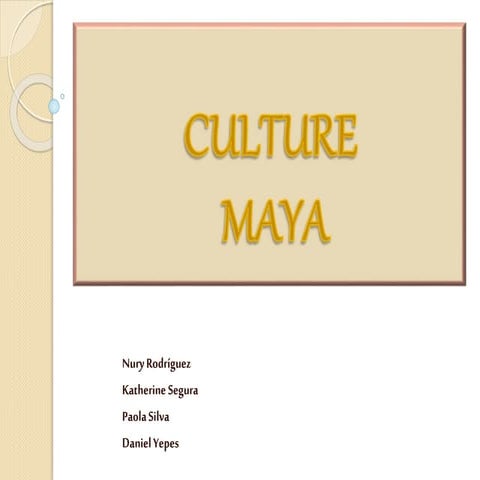 Presentacion de los mayas | PPTX