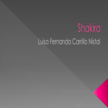 Shakira | PPTX