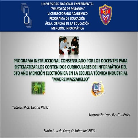 Presentación en Power Point para Defensa de Tesis de Administración | PDF