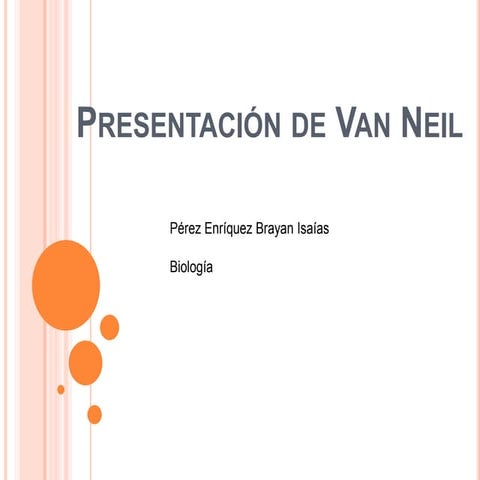 Experimento de Van Neil | PPTX