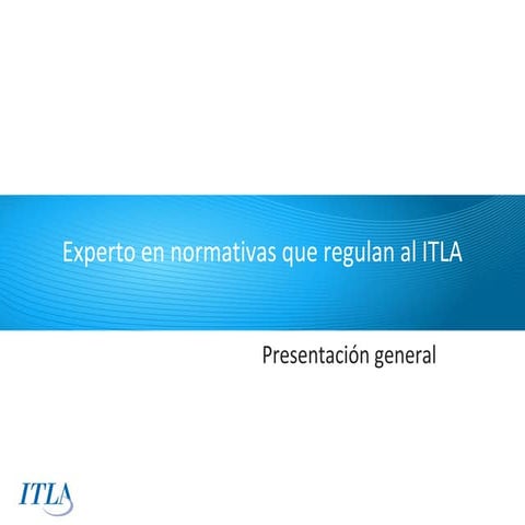 Presentacion diplomado normativas itla | PPT