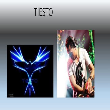 Presentacion dj tiesto | PPTX