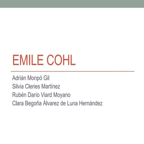 Presentacion emile cohl | PPTX