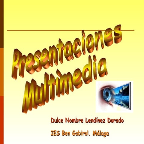 Presentaciones Multimedia 4º Eso | PPT