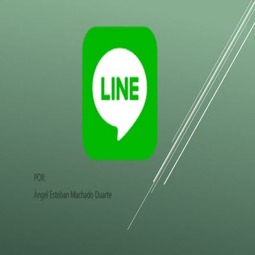 Presentación sobre Line | PPT