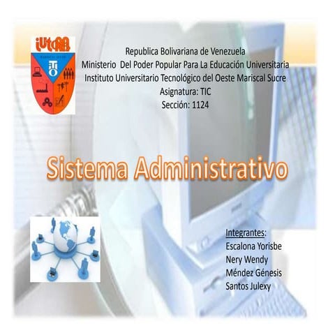 Presentaciones administrativas | PPTX | Computing | Technology & Computing
