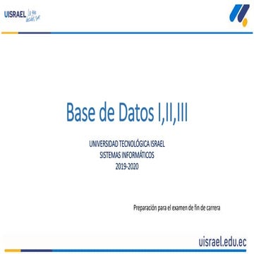 Presentaciones base de datos , fundamentos de base de datos | PPTX