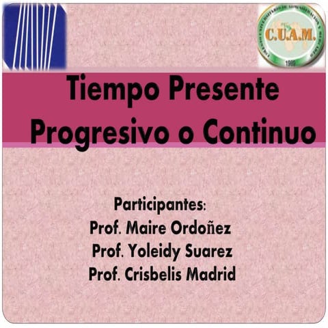 Presente Progresivo | PPTX