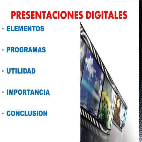 Presentaciones digitales | PPTX