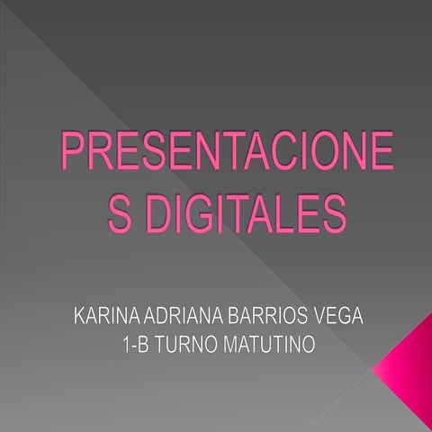 Presentaciones Digitales | PPTX | Technology & Computing