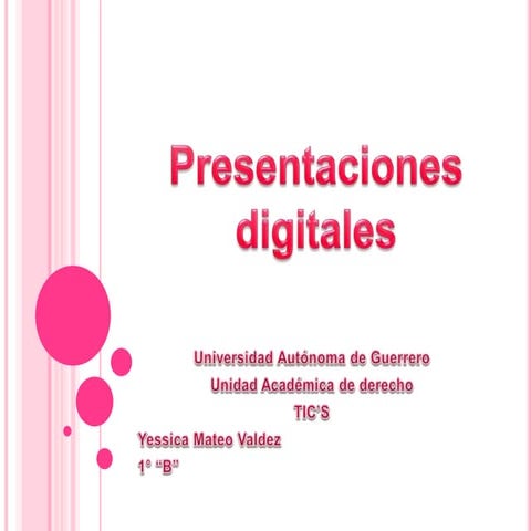 Presentaciones digitales | PPTX