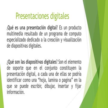 Presentaciones digitales | PPTX