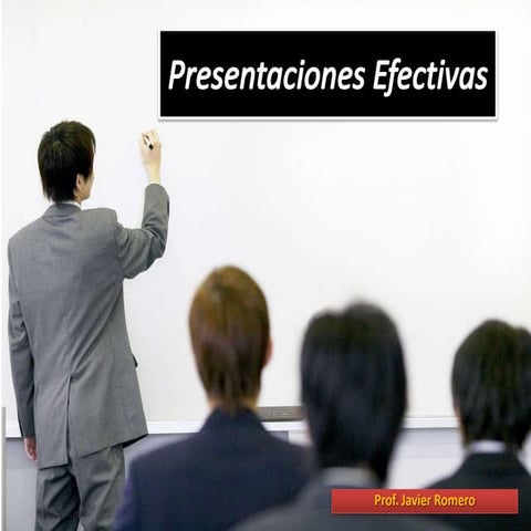 Presentaciones efectivas | PPTX