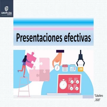 Presentaciones efectivas | PPTX