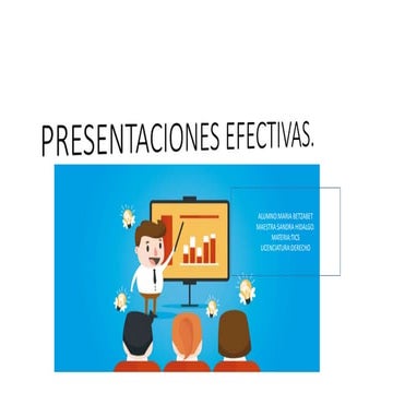 Presentaciones efectivas | PPTX