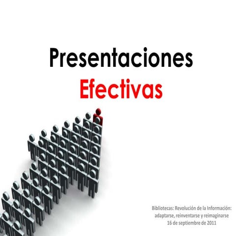 Presentaciones efectivas | PPTX