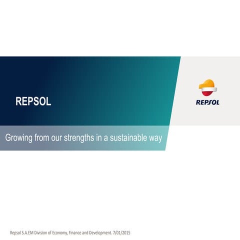 Repsol: Growing from our strengths in a sustainable way | PDF