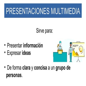 Presentaciones multimedia | PDF