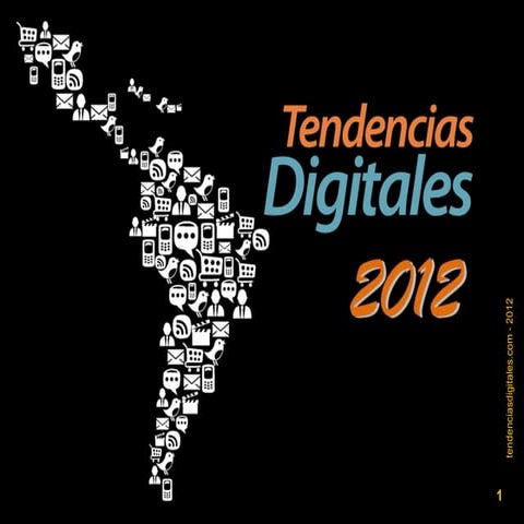 Usos de Internet en Latinoamérica 2012 | PPTX