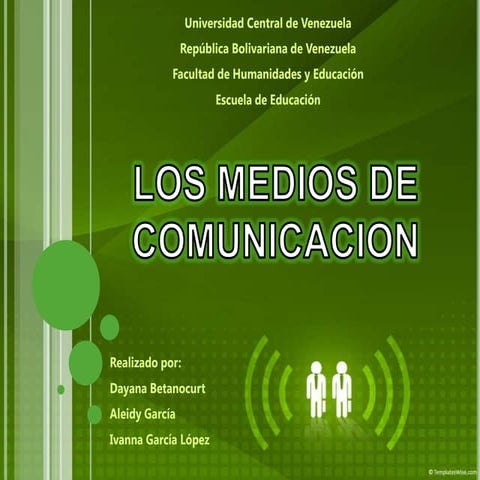 Medios de comunicacion | PPTX