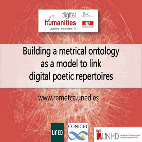 BUILDING A METRICAL ONTOLOGY AS A MODEL TO LINK DIGITAL POETIC ...
