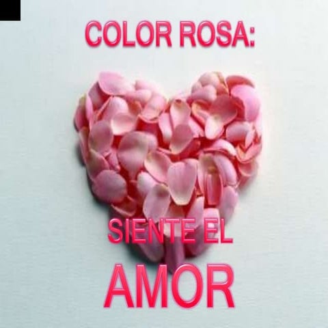El color rosa | PPTX