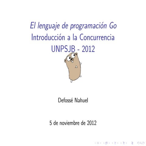 Lenguaje de Programacion Go------------- | POTX