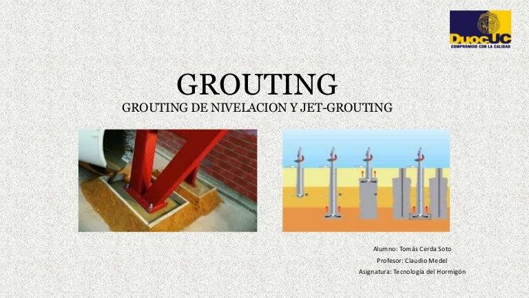 Presentacion grouting