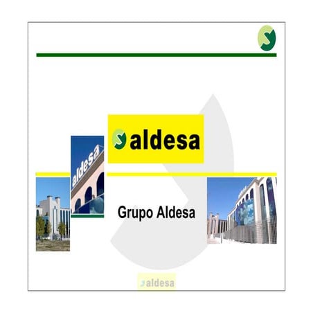 Presentacion Grupo Aldesa | PDF