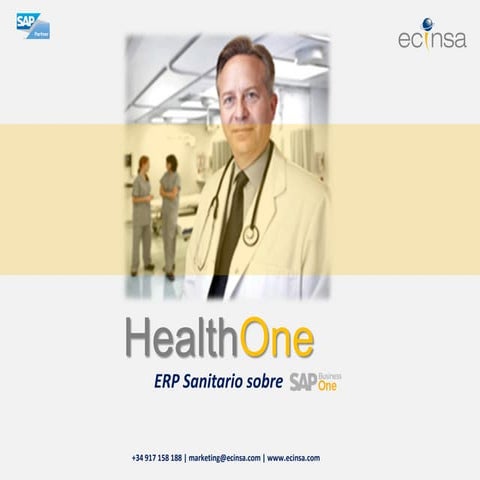 Health One, la solución de gestión para clínicas y centros médicos | PDF