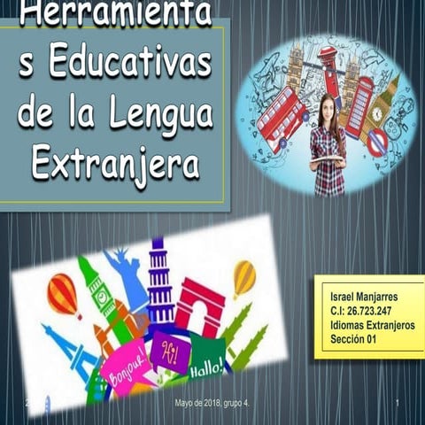 Herramientas educativas de la lengua extranjera | PPTX