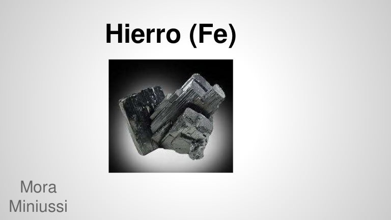 Hierro | Wiki Wiki Científica Informática Educativa UPN | Fandom