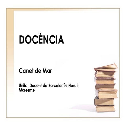 Presentacion historia de la docencia en canet. 23 3-07 | PPT