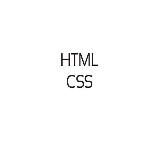 HTML y CSS | PDF | Web Design and HTML | Internet