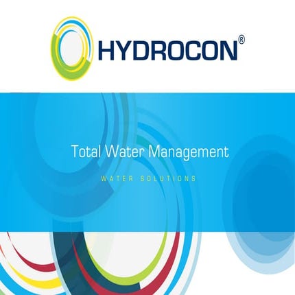 Hydrocon® Total Water Management | PDF