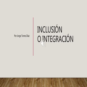La inclusion | PDF