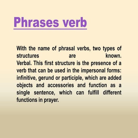 Verb Phrases | PPTX