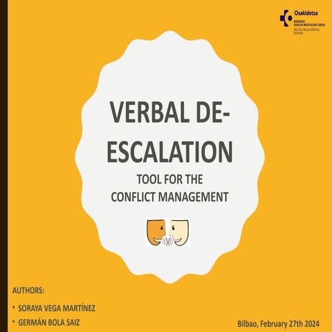 De escalation techniques | PPT