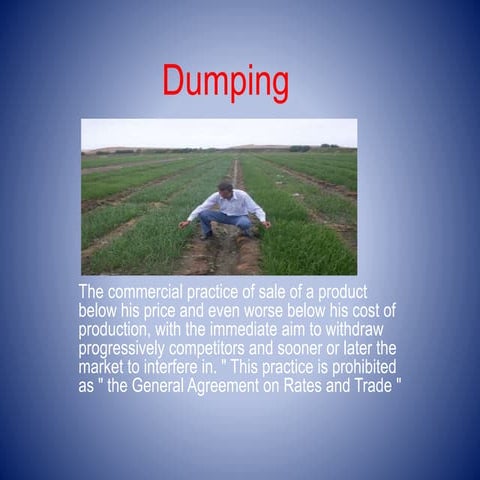 Dumping | PPTX