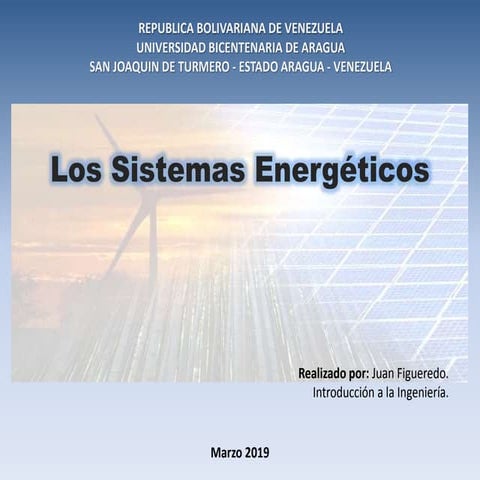 Elementos de Los Sistemas Energéticos | PPTX